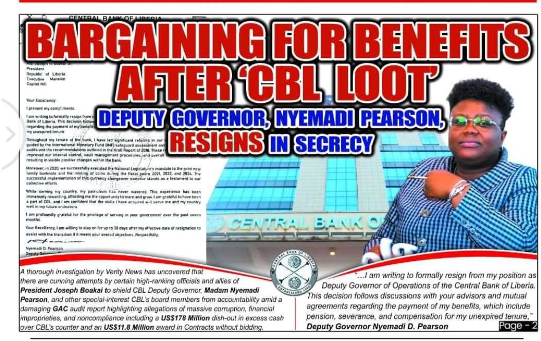 Bargaining For Benefits After ‘CBL Loot’, Deputy Governor Resigns in ...