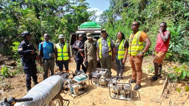 EPA inspectors seize water pump machines used in illegal mining ...