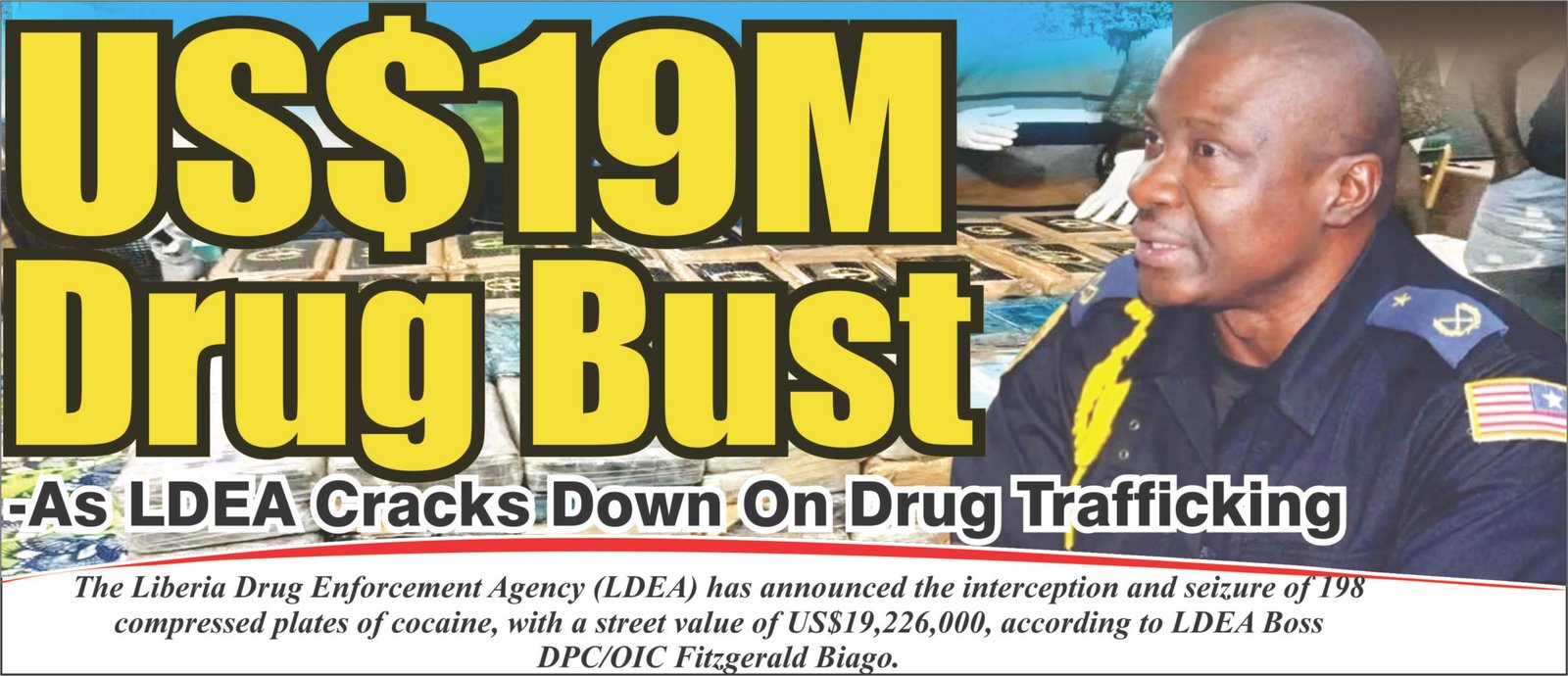 US$19M Drug Bust -As LDEA Cracks Down on Drug Trafficking - Verity News